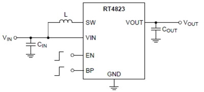 RT4803 - 2.5MHz, Synchronous Boost Regulator with Bypass Mode
