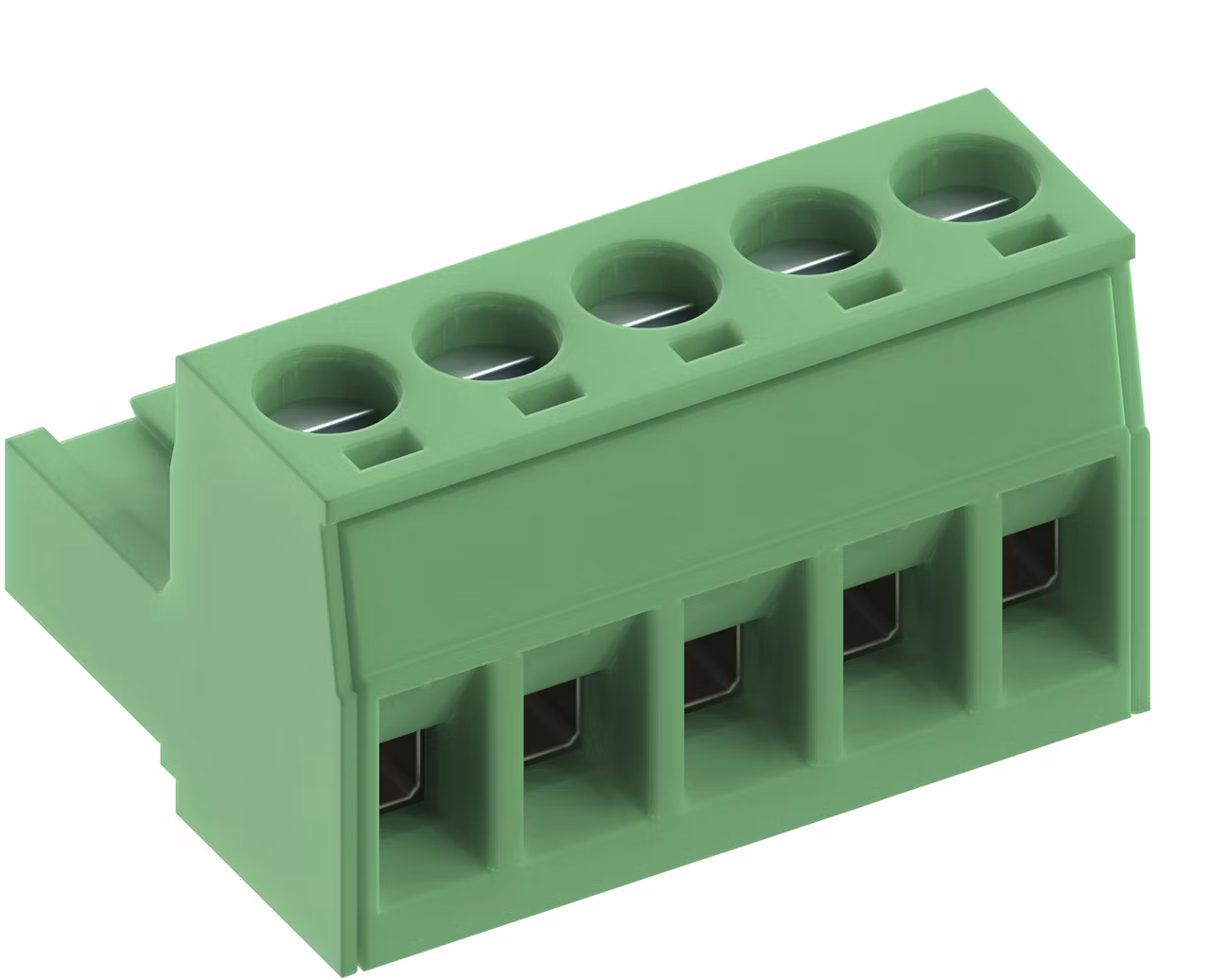 5.08mm Pitch Eurostyle Horizontal Plug, High Current, 5 Circuits for sale