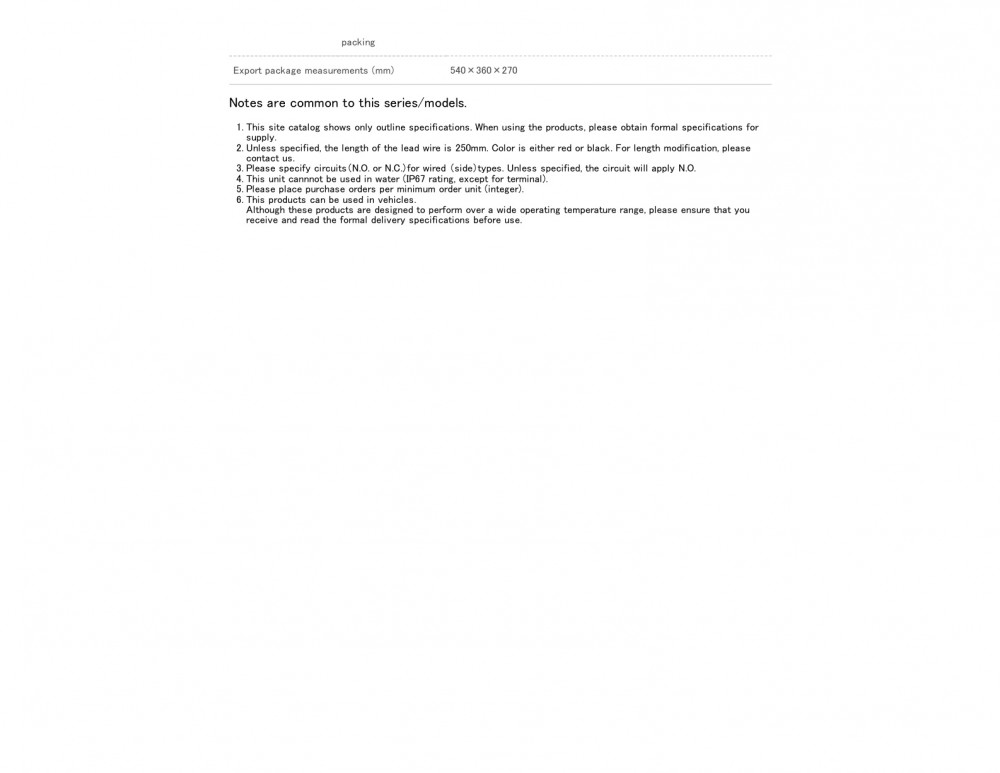 SPVQ811502 technical document page 5