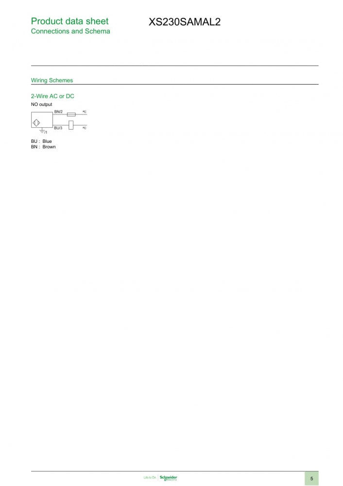 XS230SAMAL2 technical document page 5