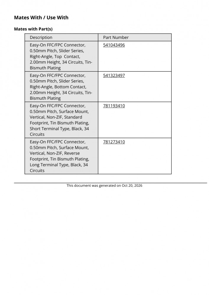 MOLEX 151660372 technical document page 3
