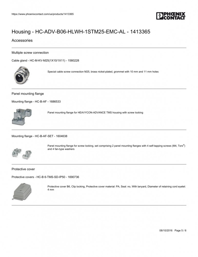 Phoenix Contact 1413365 product document page 5