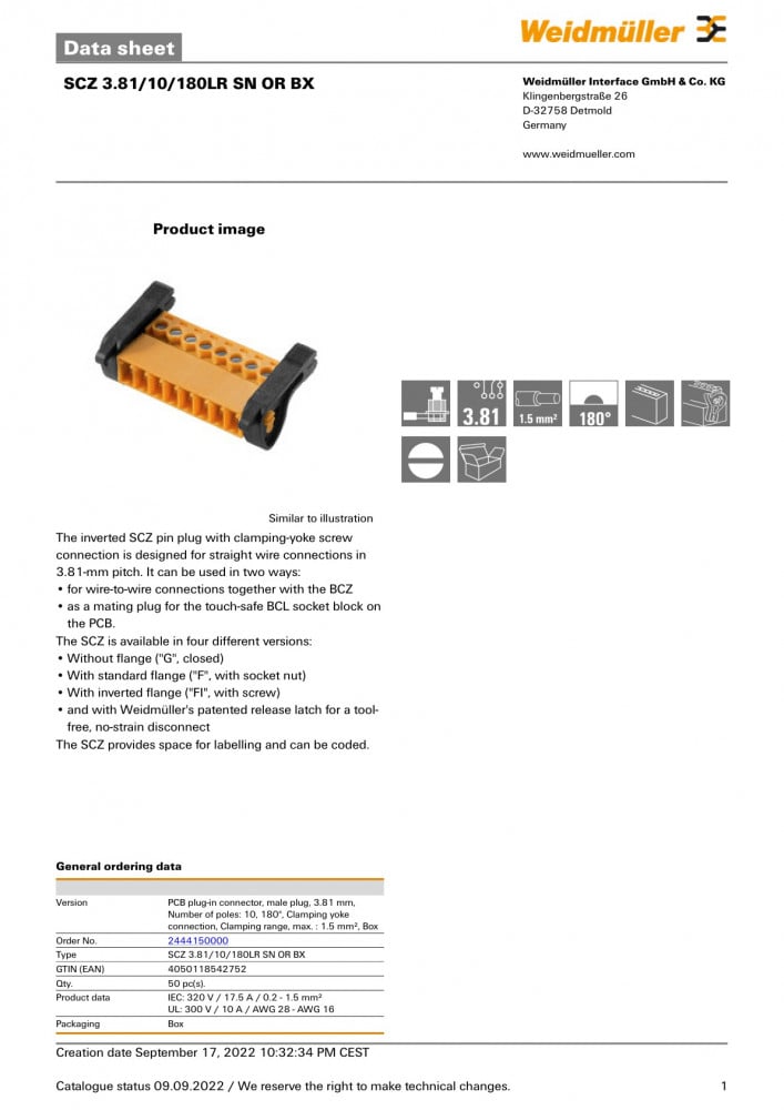 2444150000 technical document page 1