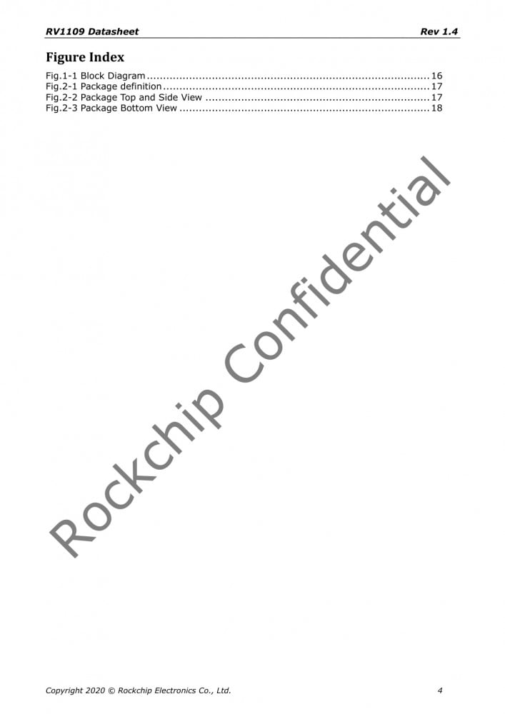 RV1109 datasheet page 4