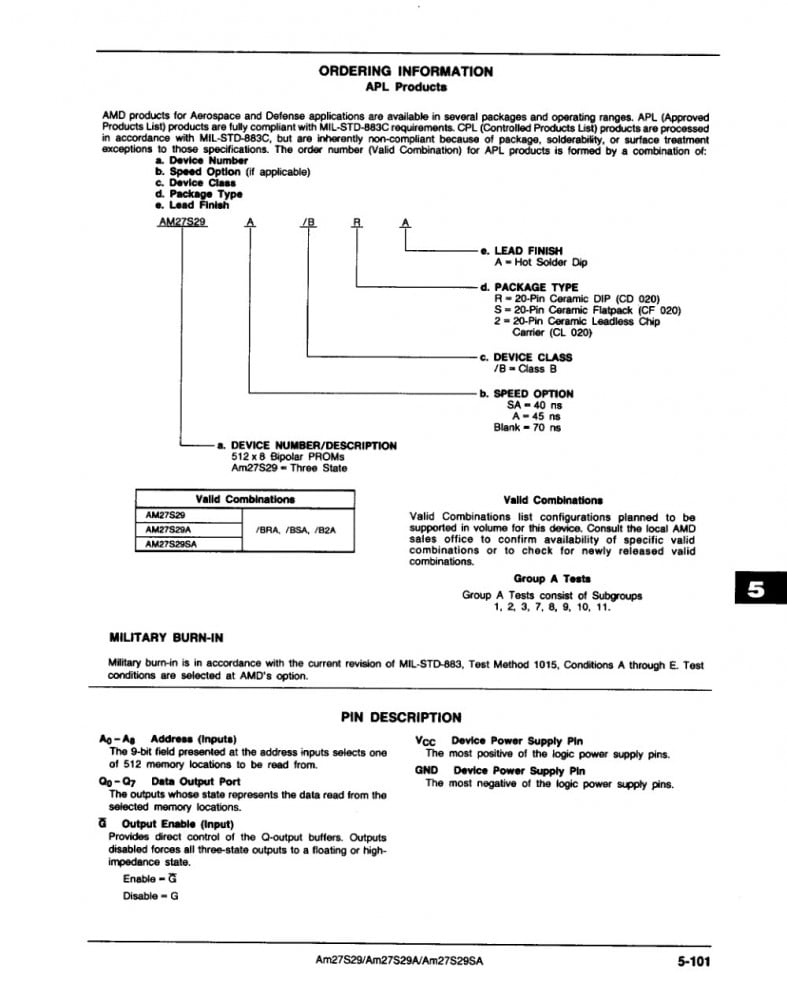 27S29AJC datasheet page 5