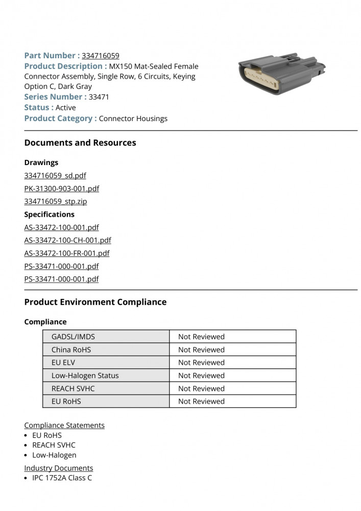 Product document preview, page 1