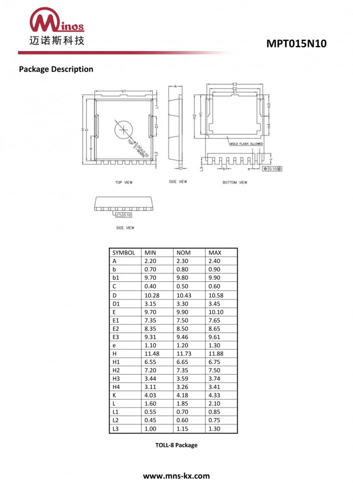 MPT015N10-T datasheet page 10