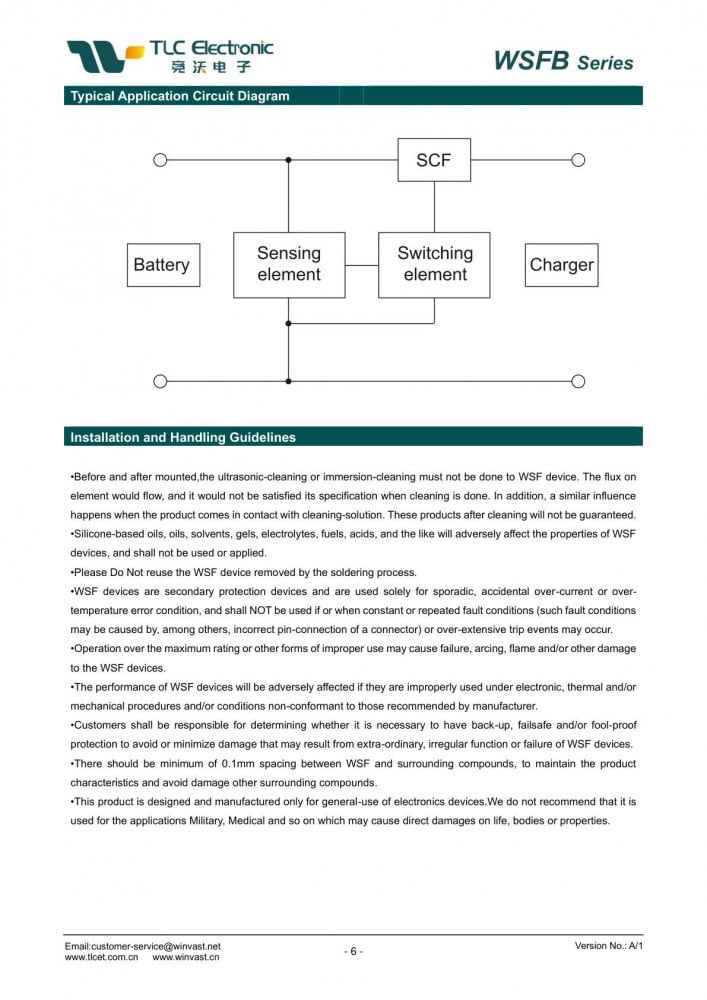 WSFB1524 specification page 7