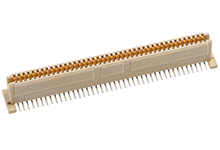 1.00mm Mezz (IEEE 1386) Plug, Surface Mount, Dual Row, Vertical Stacking, 84 Circuits, 6.30mm Unmated Height, with PCB Locator Pegs, with Robotic Placement Metal Cap, 0.76µm Gold (Au) Selective Plating, Embossed Tape on Reel for sale