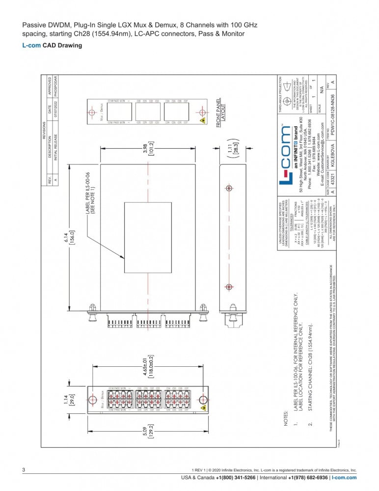 PDW1C-08128-NN36 product documentation page 3