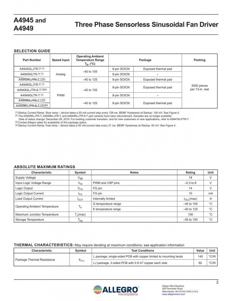 A4949GLJTR-6-T datasheet page 2