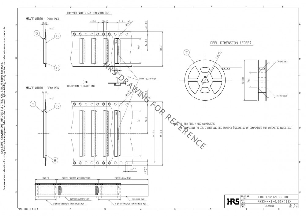 HRS FH33 series drawing page 2