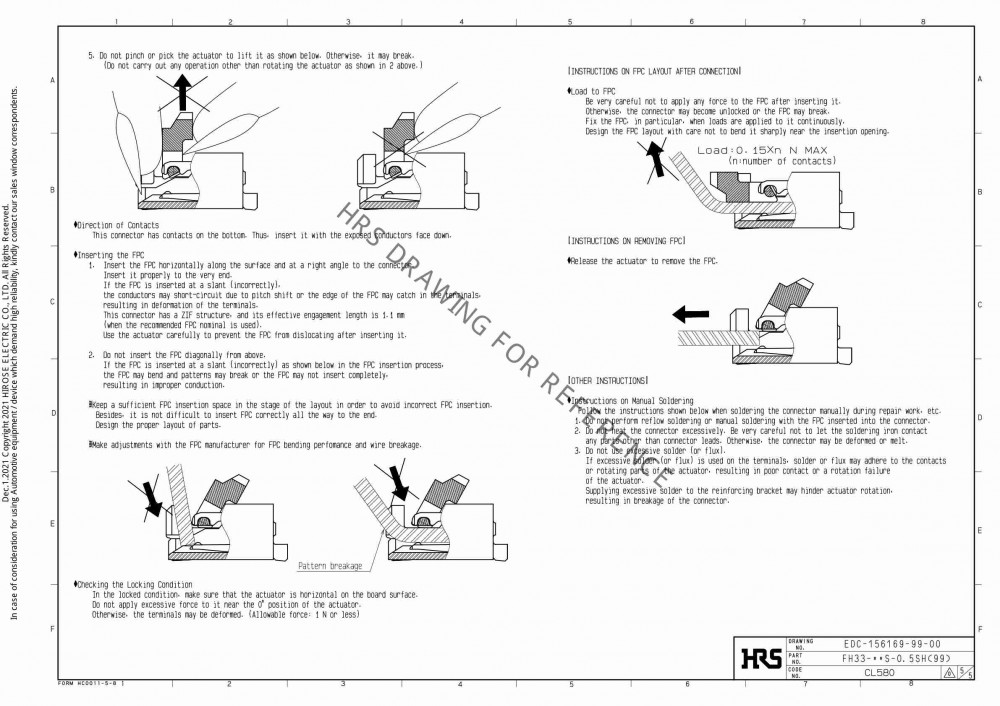 HRS FH33 series drawing page 5