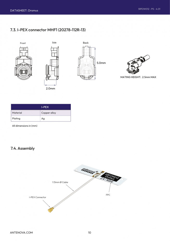 Dromus datasheet page 10