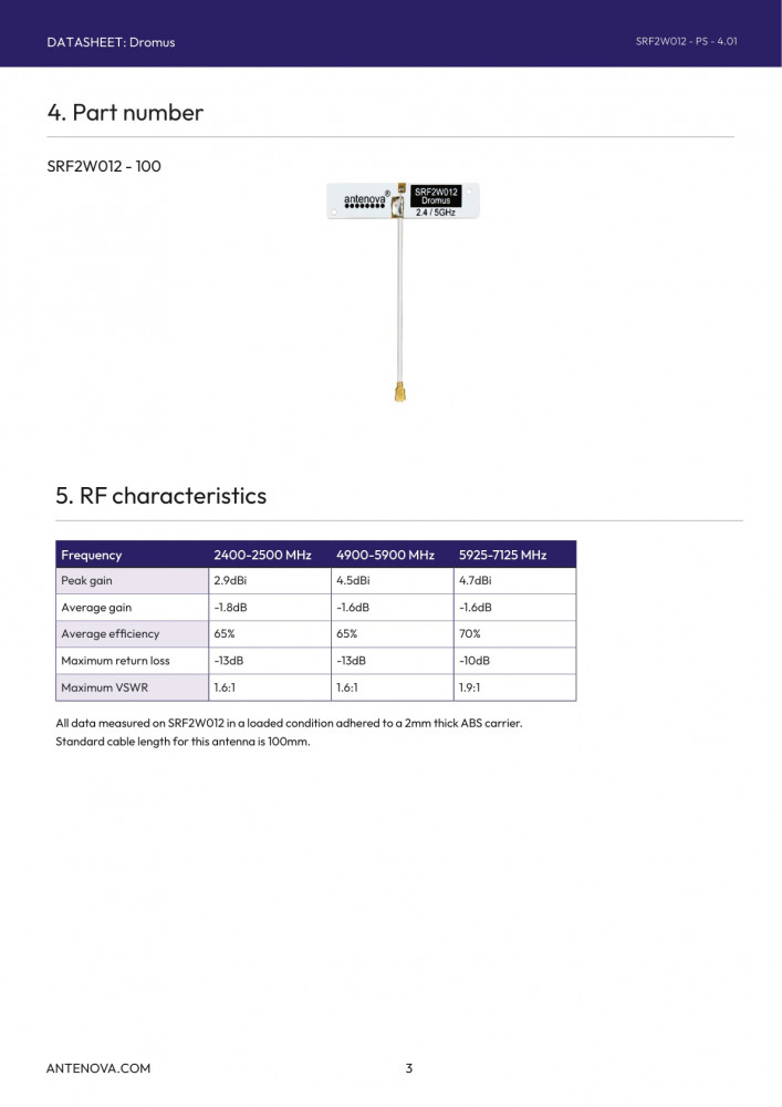 Dromus datasheet page 3
