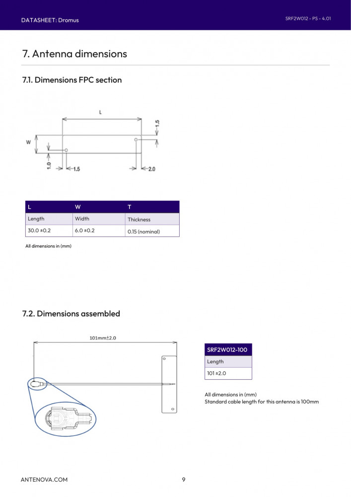 Dromus datasheet page 9