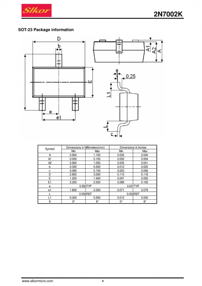 2N7002K datasheet page 4