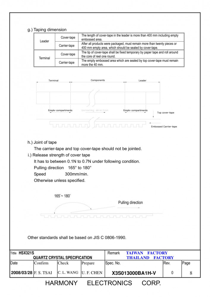 X3S013000BA1H-V specification page 8