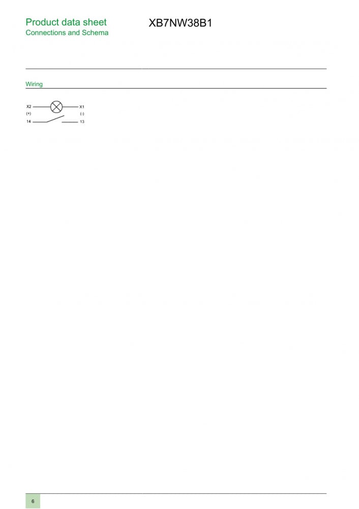 XB7NW38B1 technical document page 6