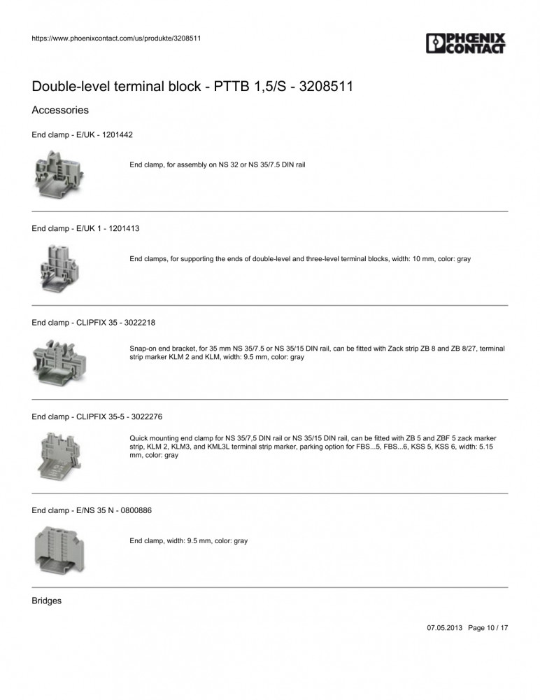 Phoenix Contact 3208511 technical document page 10