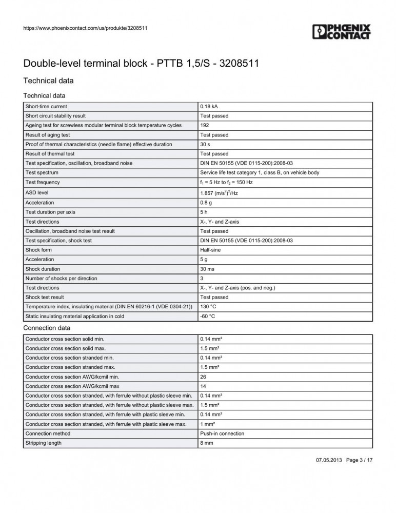Phoenix Contact 3208511 technical document page 3