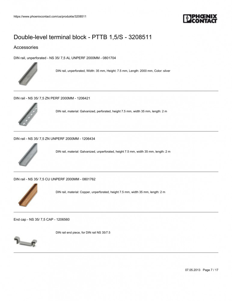 Phoenix Contact 3208511 technical document page 7