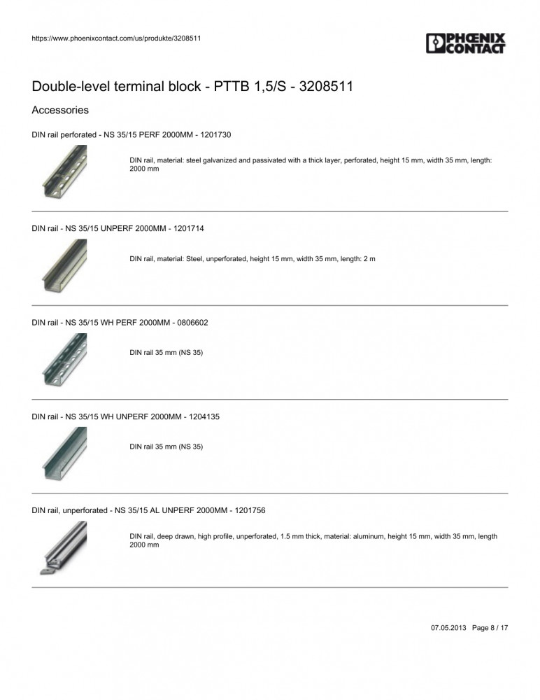 Phoenix Contact 3208511 technical document page 8