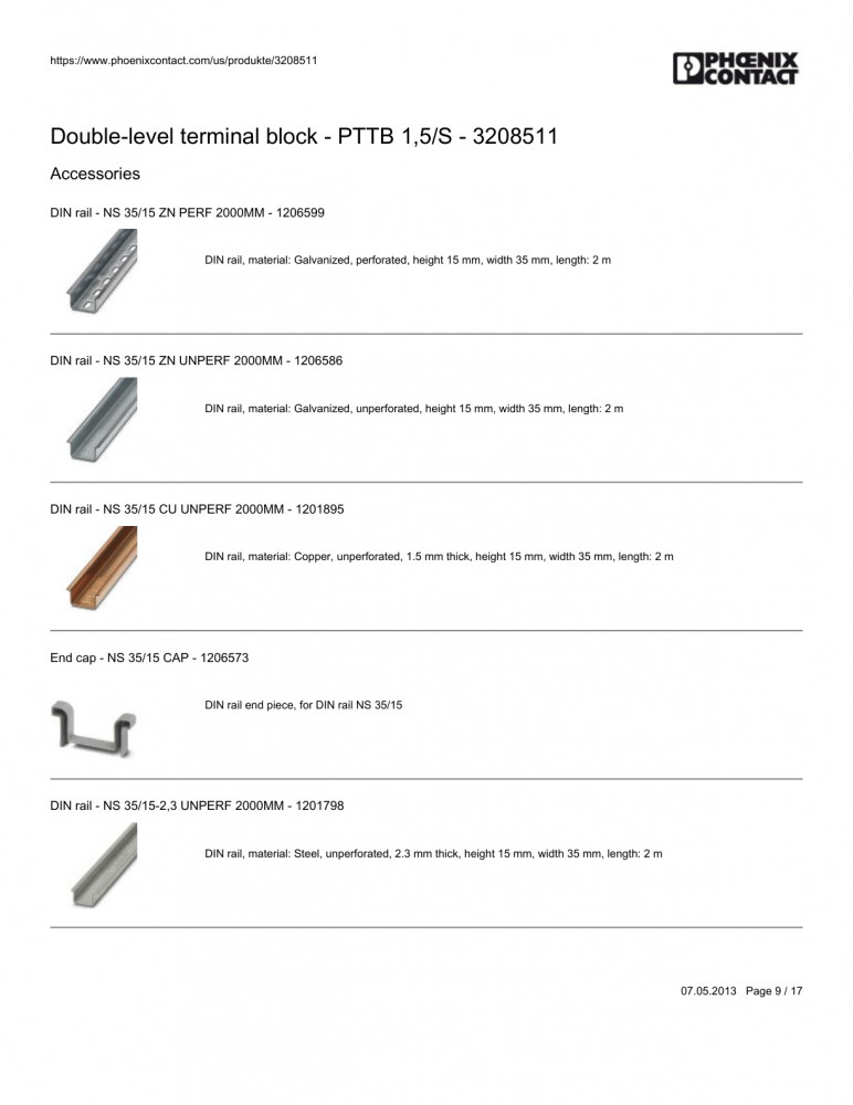 Phoenix Contact 3208511 technical document page 9