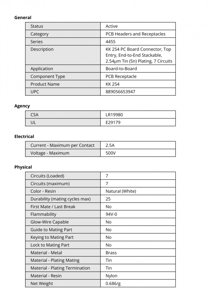 Product document image, page 2