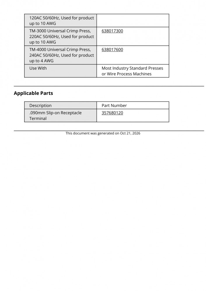 Product tooling document preview, page 3