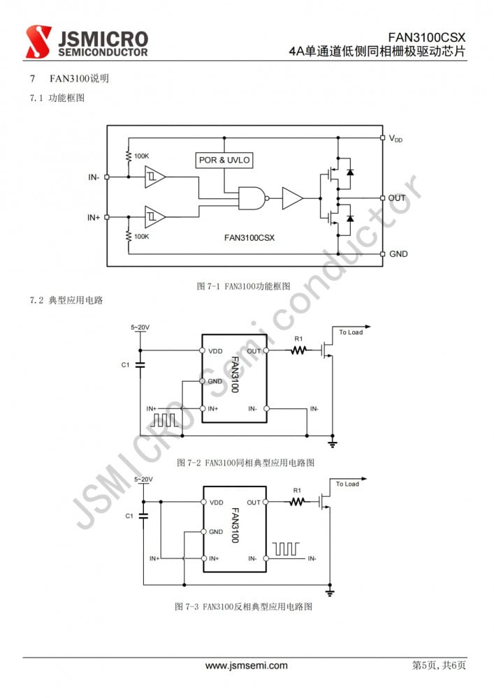 FAN3100CSX-JSM datasheet page 5