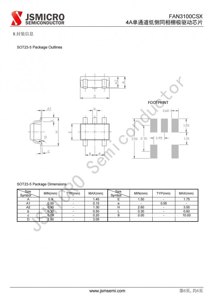 FAN3100CSX-JSM datasheet page 6