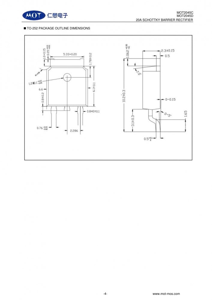 MOT2045D datasheet page 4