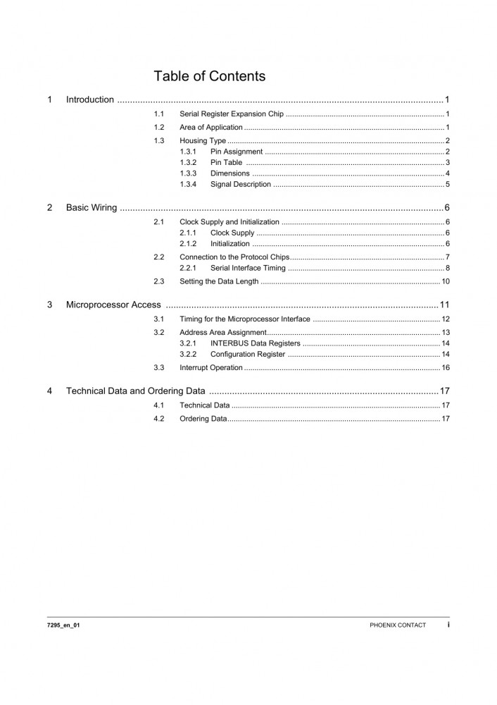 IBS SRE 1A manual page 7