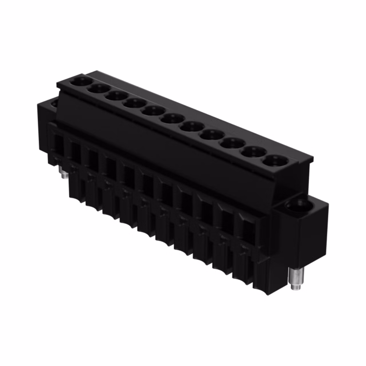 3.81mm Pitch Eurostyle Vertical Plug, with Retention Screws, Rear Wire Entry, 11 Circuits for sale