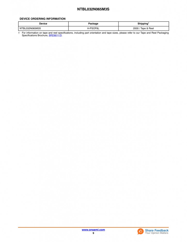 NTBL032N065M3S datasheet page 9