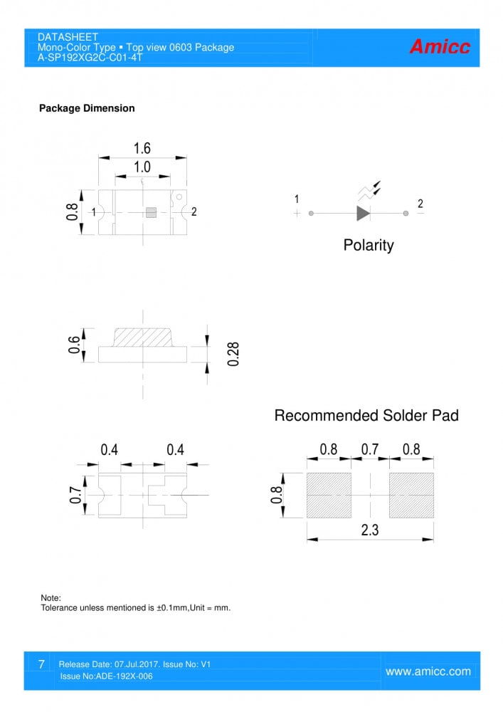A-SP192XG2C-C01-4T datasheet page 7