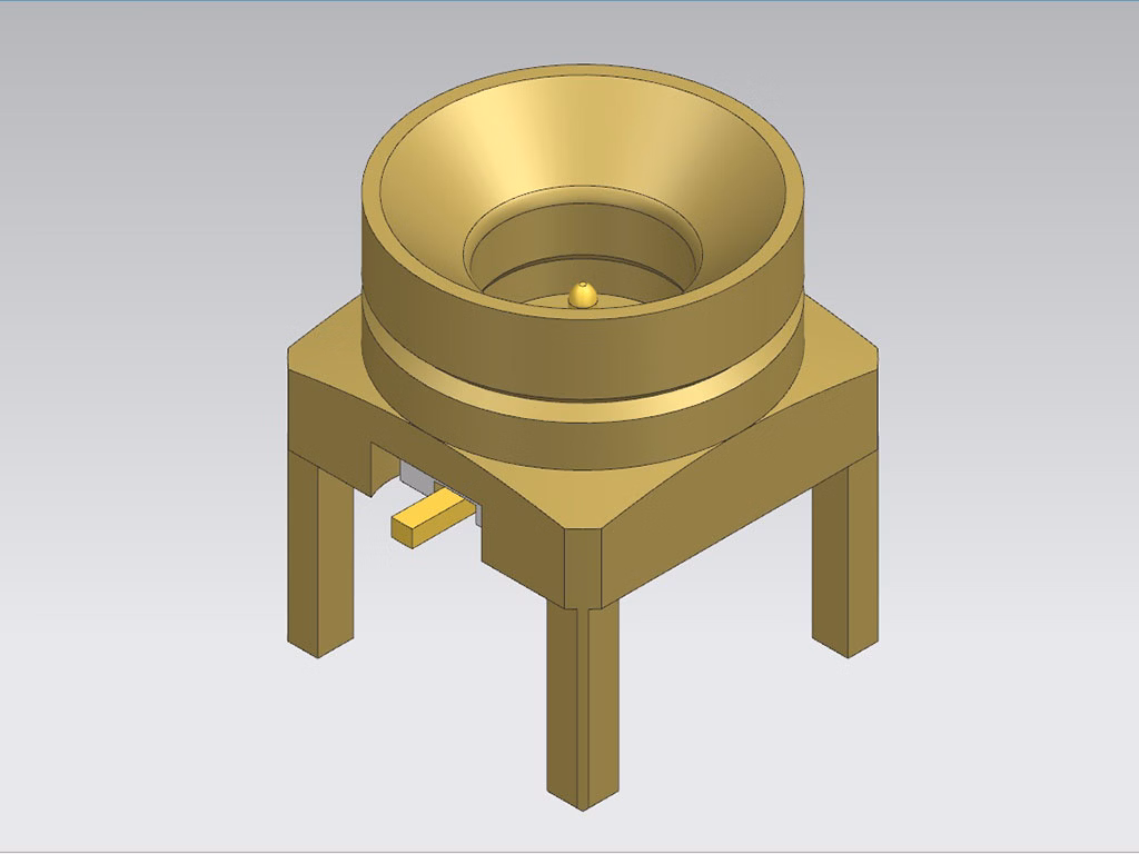 SMP Jack, Straight, Solder, RG405 (.086