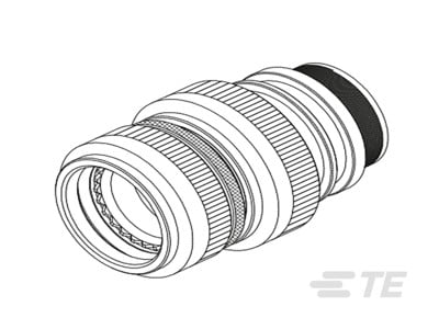 TE Connectivity STXR40AB45-1212AI Backshell and Cable Clamp