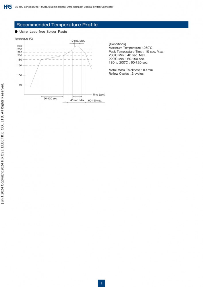 HRS MS-190 technical document page 8