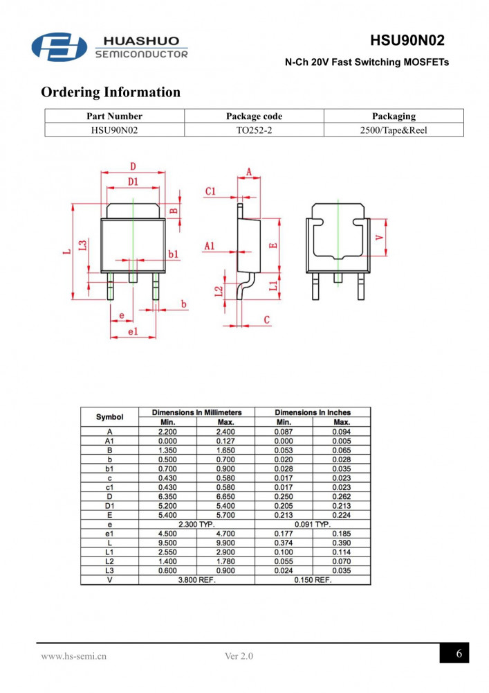 HSU90N02 datasheet page 6