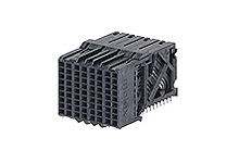 MLX Power Connector Header, 6.35mm Pitch, Vertical, with Compliant Polarizing Peg, Polyester 94V-0, Natural (White), 4 Circuits