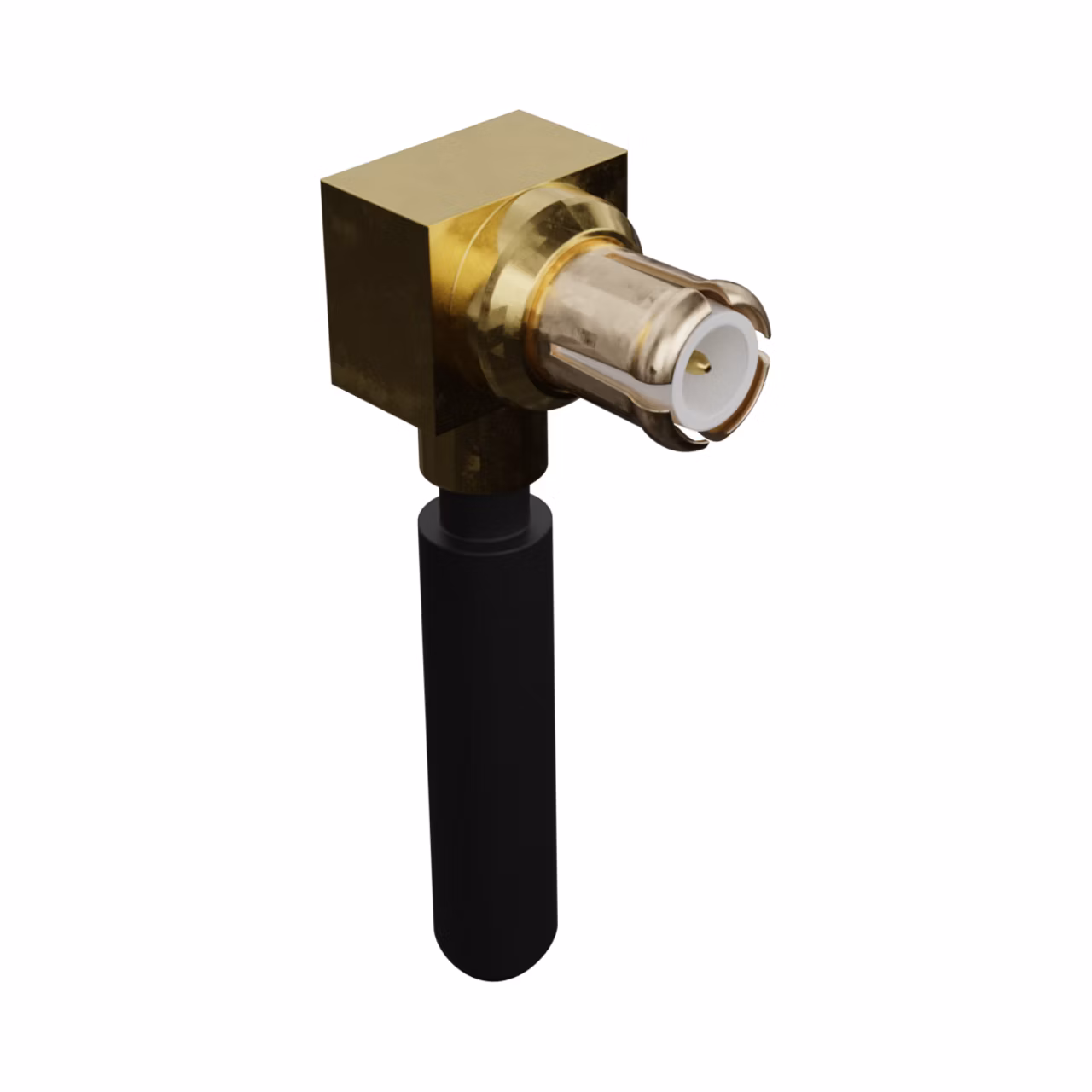 MCX Plug, Right-Angle, Solder, RG-405 (.086