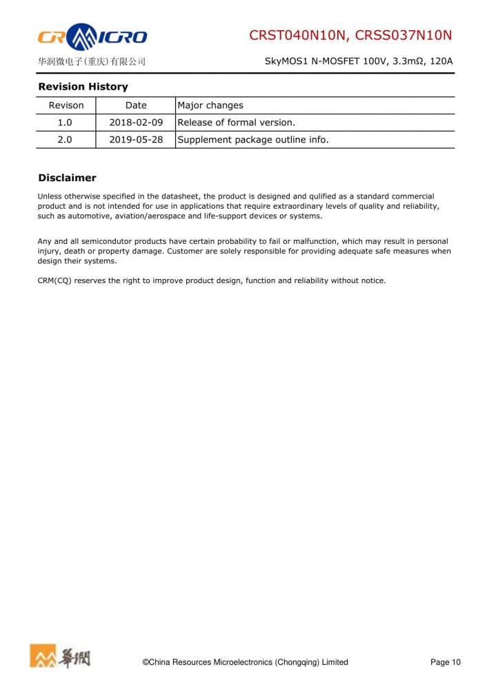 CRSS037N10N datasheet page 10