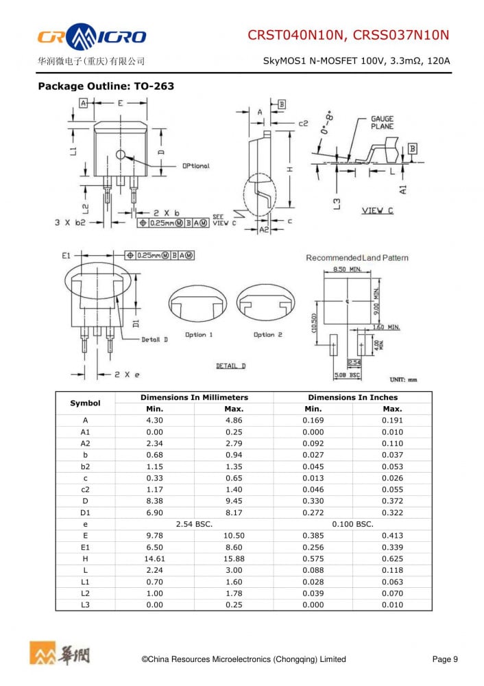 CRSS037N10N datasheet page 9
