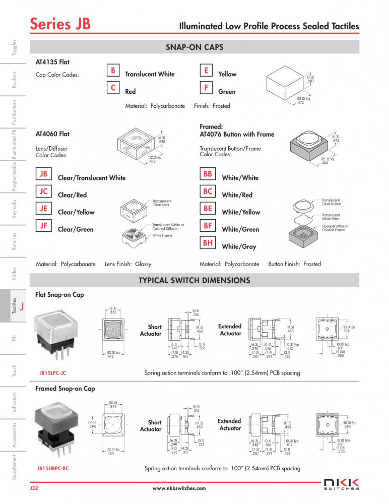JB15 series technical document, page 5