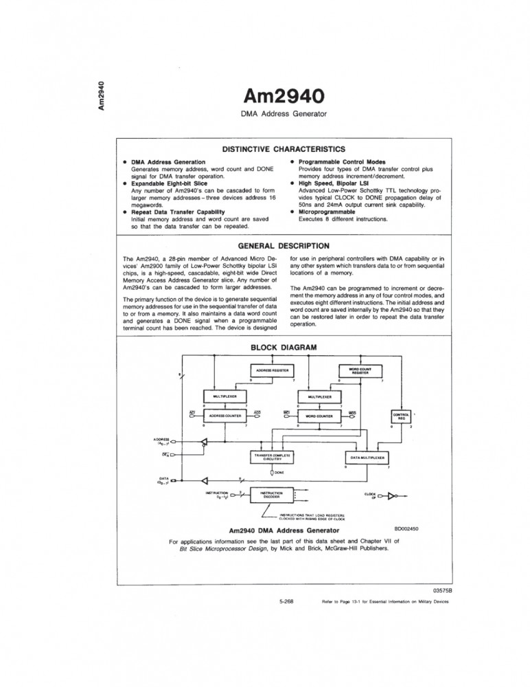 AM2940 datasheet page 2