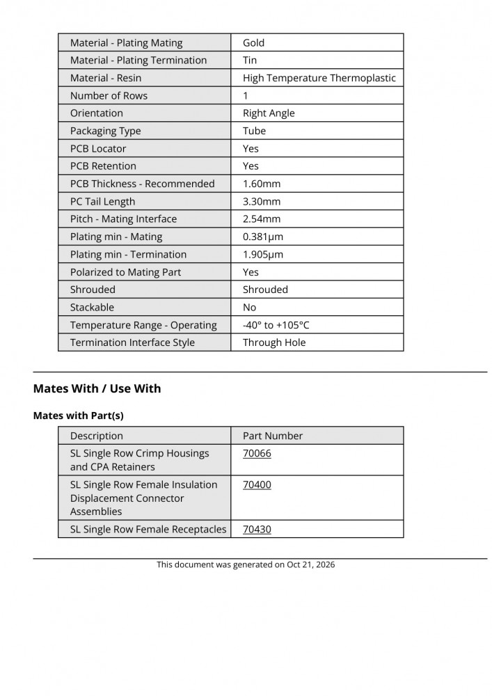 MOLEX 705510056 technical document image 3