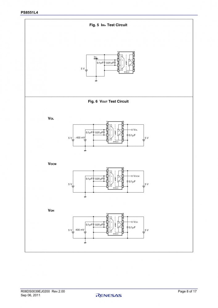PS8551L4-V-E3-AX datasheet page 8