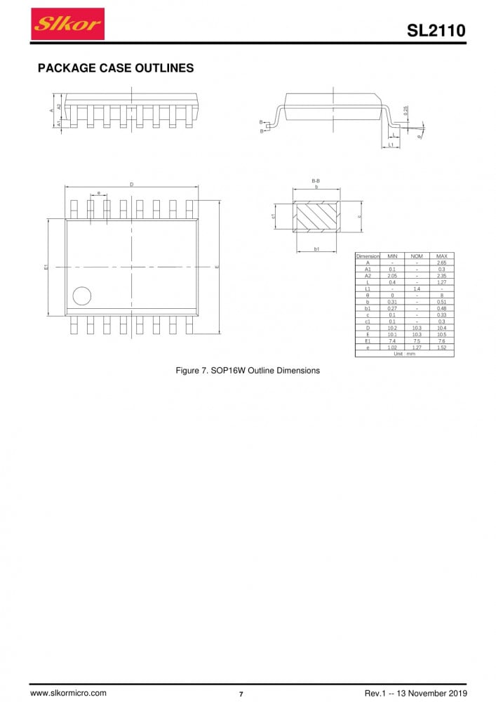 SL2110 datasheet page 7